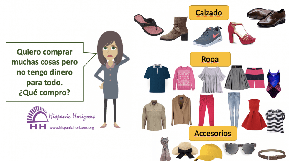 Comprensión auditiva nivel A2: Comprando ropa | Horizontes de ELE